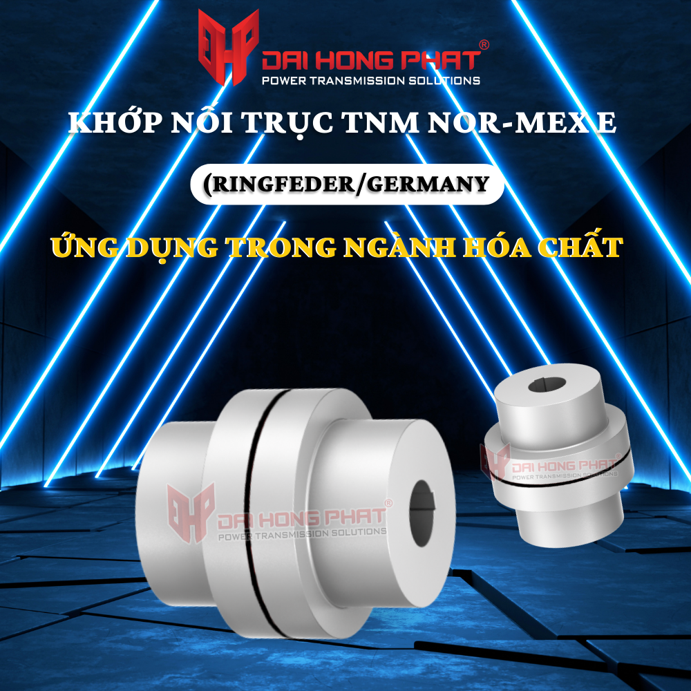 KHỚP NỐI TRỤC TNM NOR-MEX E RINGFEDER -GERMANY ỨNG DỤNG TRONG NGÀNH HÓA CHẤT - Dai Hong Phat Corp